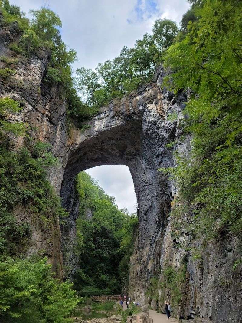 This Virginia natural stone bridge is so massive it legally serves as a ...