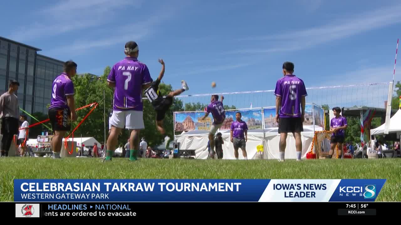 CelebrAsian festival highlights Takraw tournament in downtown Des Moines