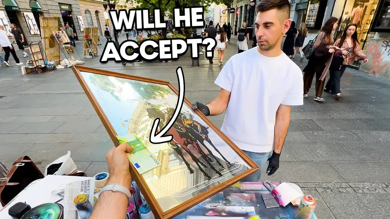 Can I spray paint this €100 challenge?