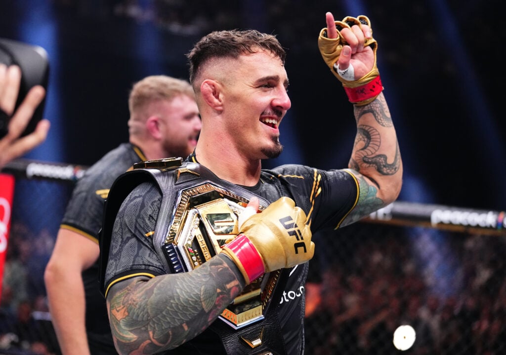 Francis Ngannou and Tom Aspinall react strongly to Usyk-Verhoeven finish