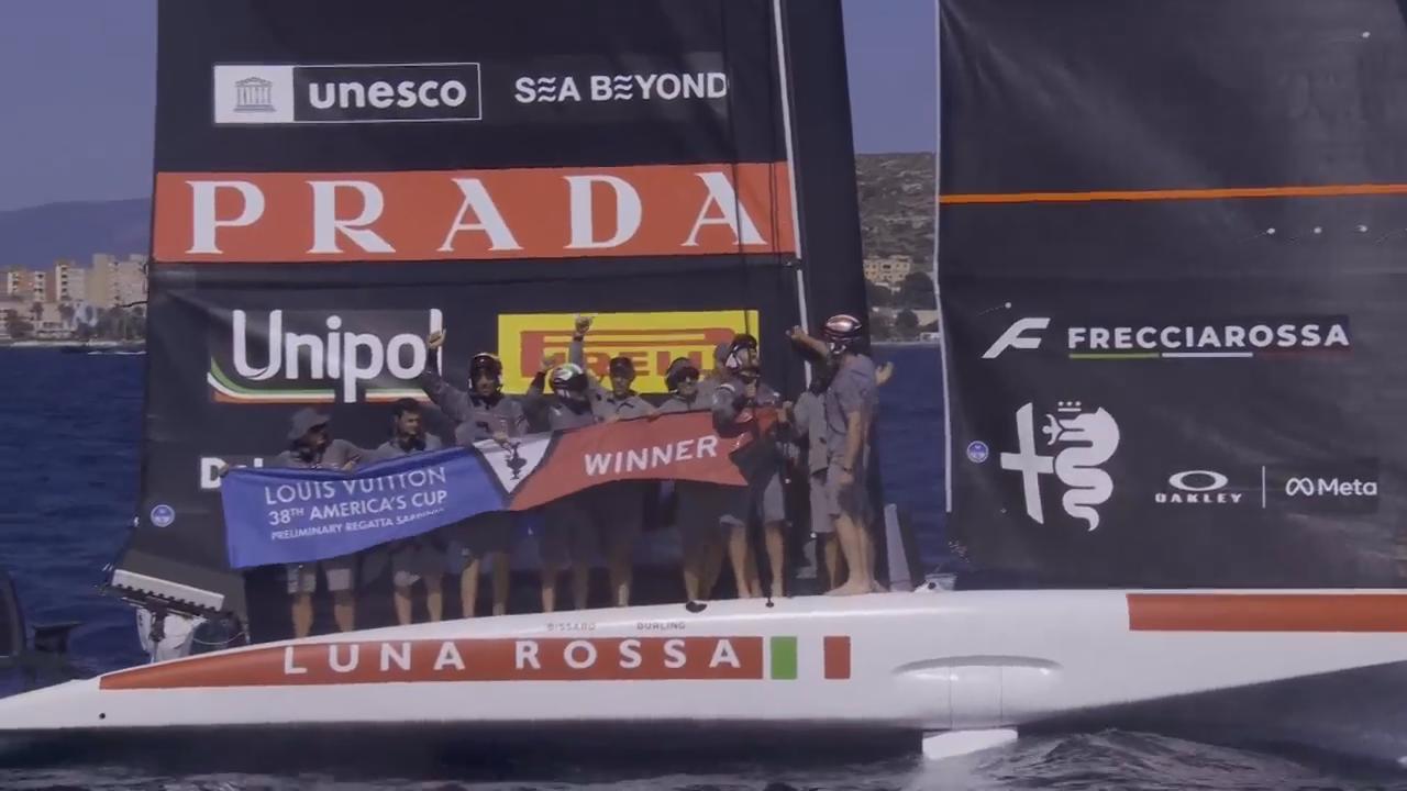 Luna Rossa 2 win 38th Americas Cup prelims in Sardinia