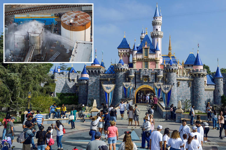 Disneyland bosses break silence as chemical plant explosion threat ...