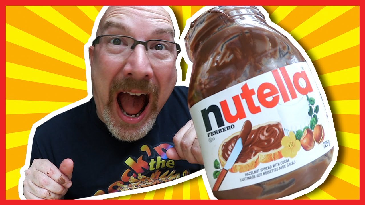 KBDProductionsTV eats a jar of Nutella