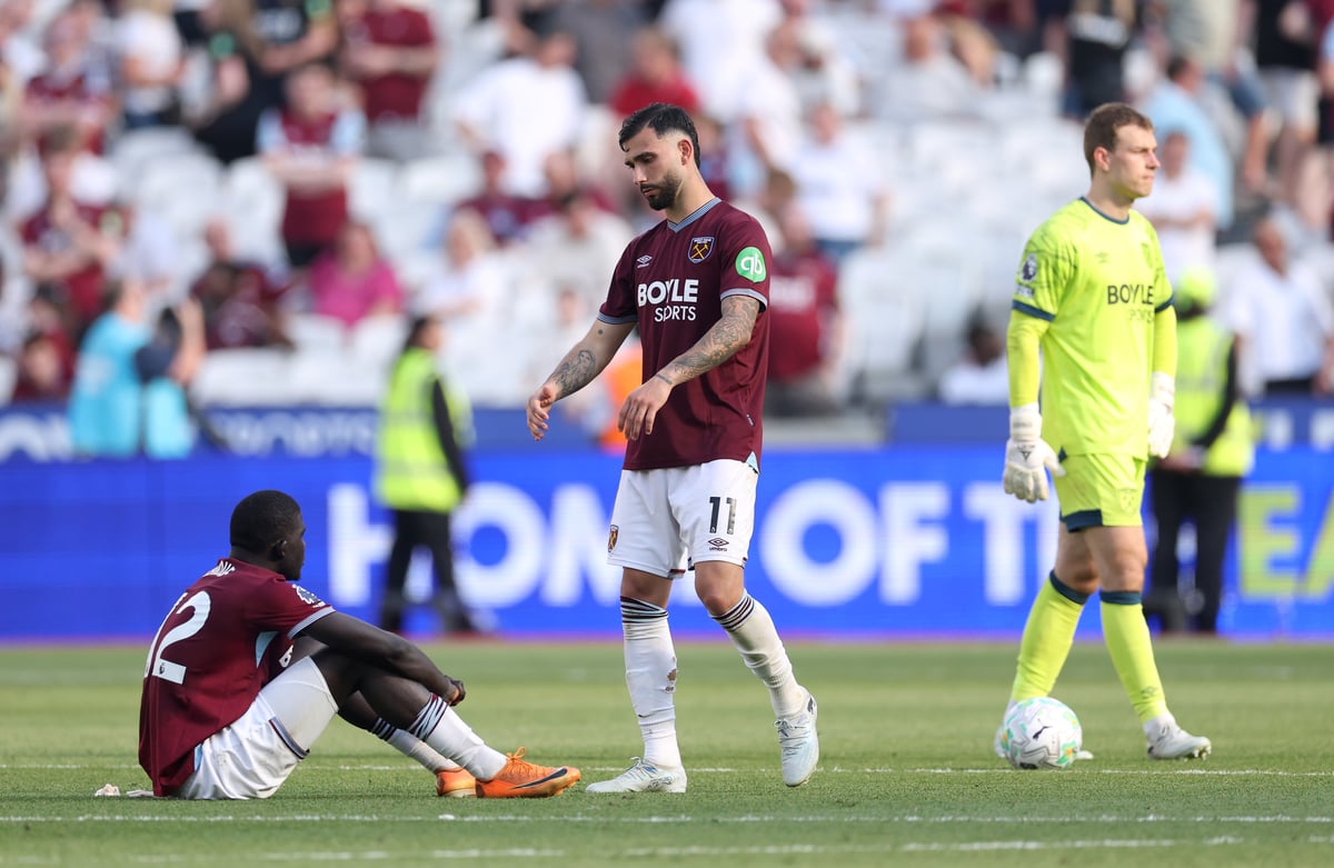 West Ham issue statement after relegation as fans make anger clear