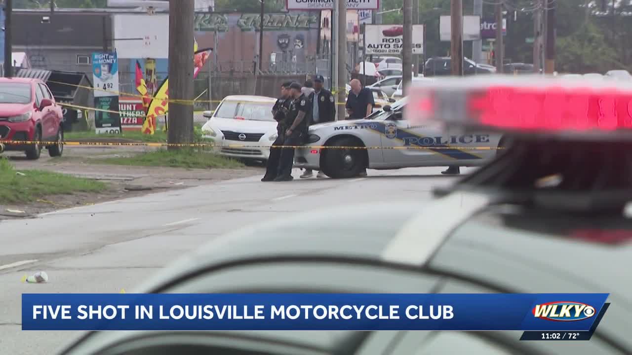 6 people injured after shooting at motorcycle club in southwest Louisville