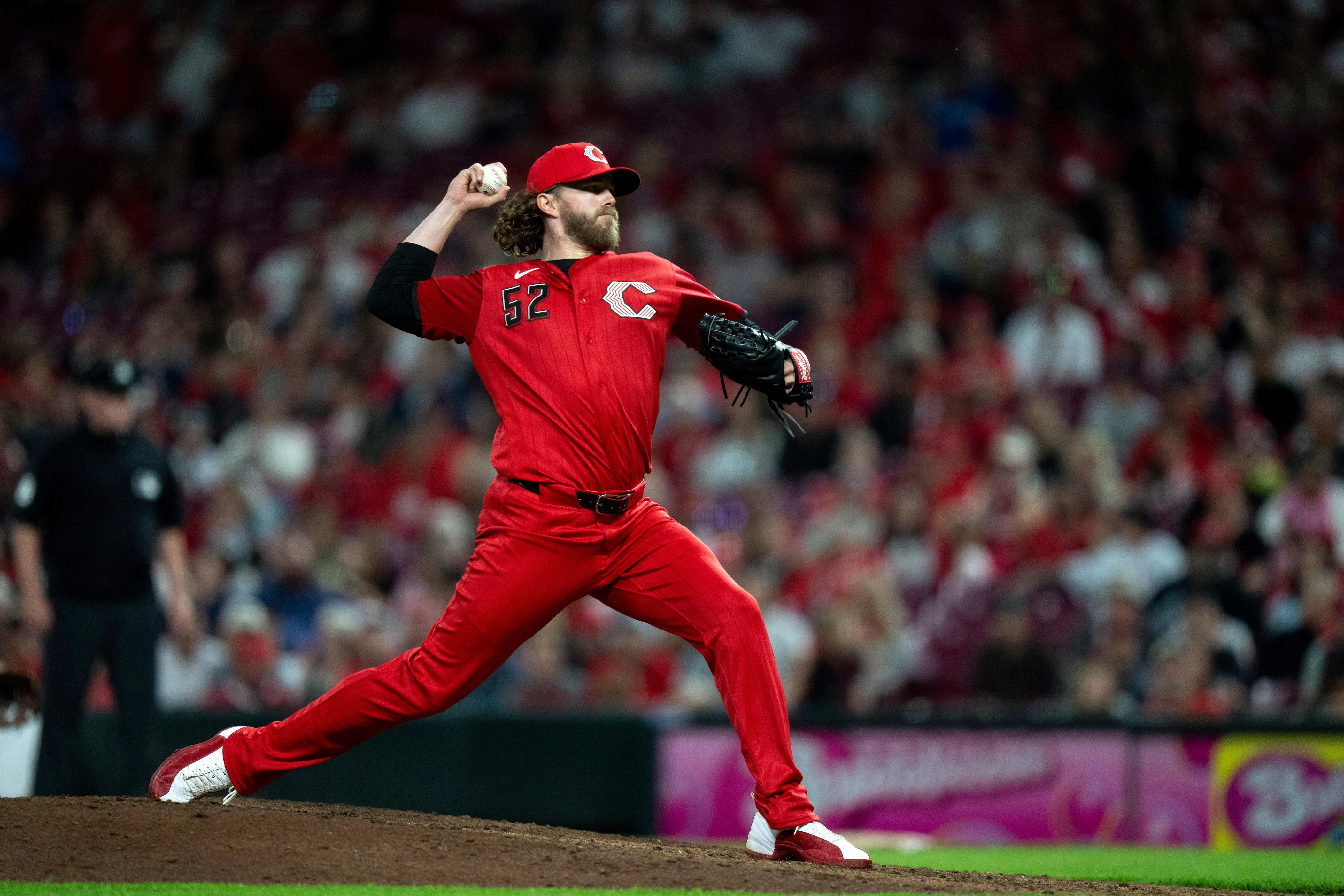 Reds lose another pitcher to injury. This time, it's Pierce Johnson