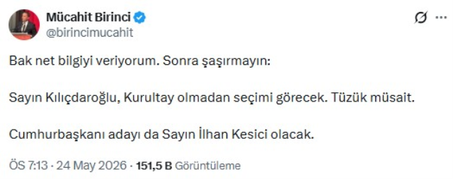 Net bilgi şaşırmayın, Kılıçdaroğlu o ismi aday yapacak
