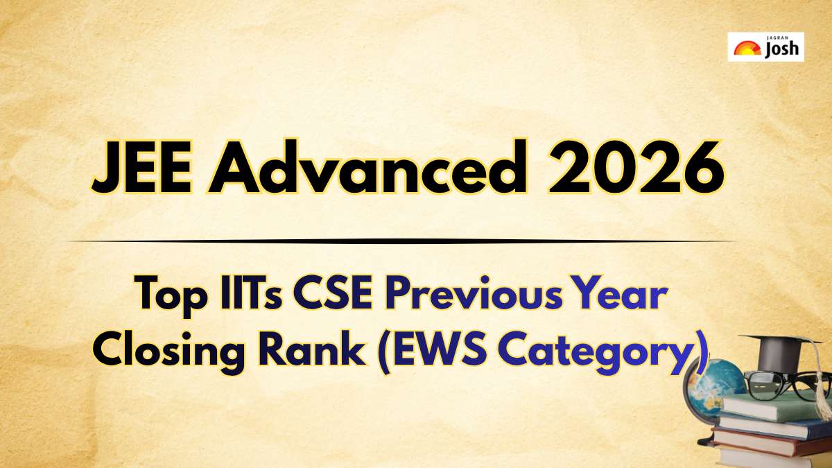 JEE Advanced 2026: Top IITs CSE previous year closing rank (EWS category)