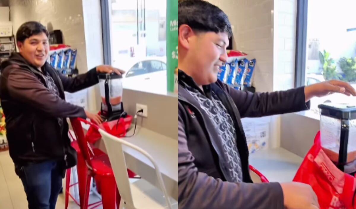 Joven se vuelve viral tras ir a un Seven Eleven a licuar salsa porque ...