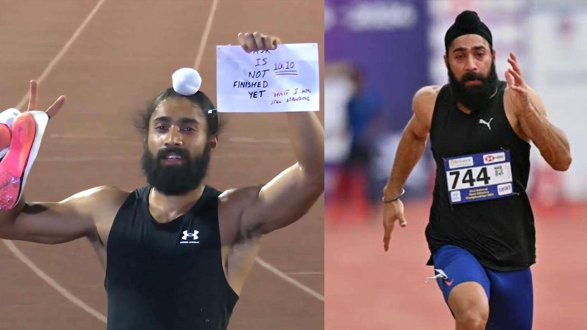 'Fastest man in India wears whites': Indian Navy lauds Gurindervir ...