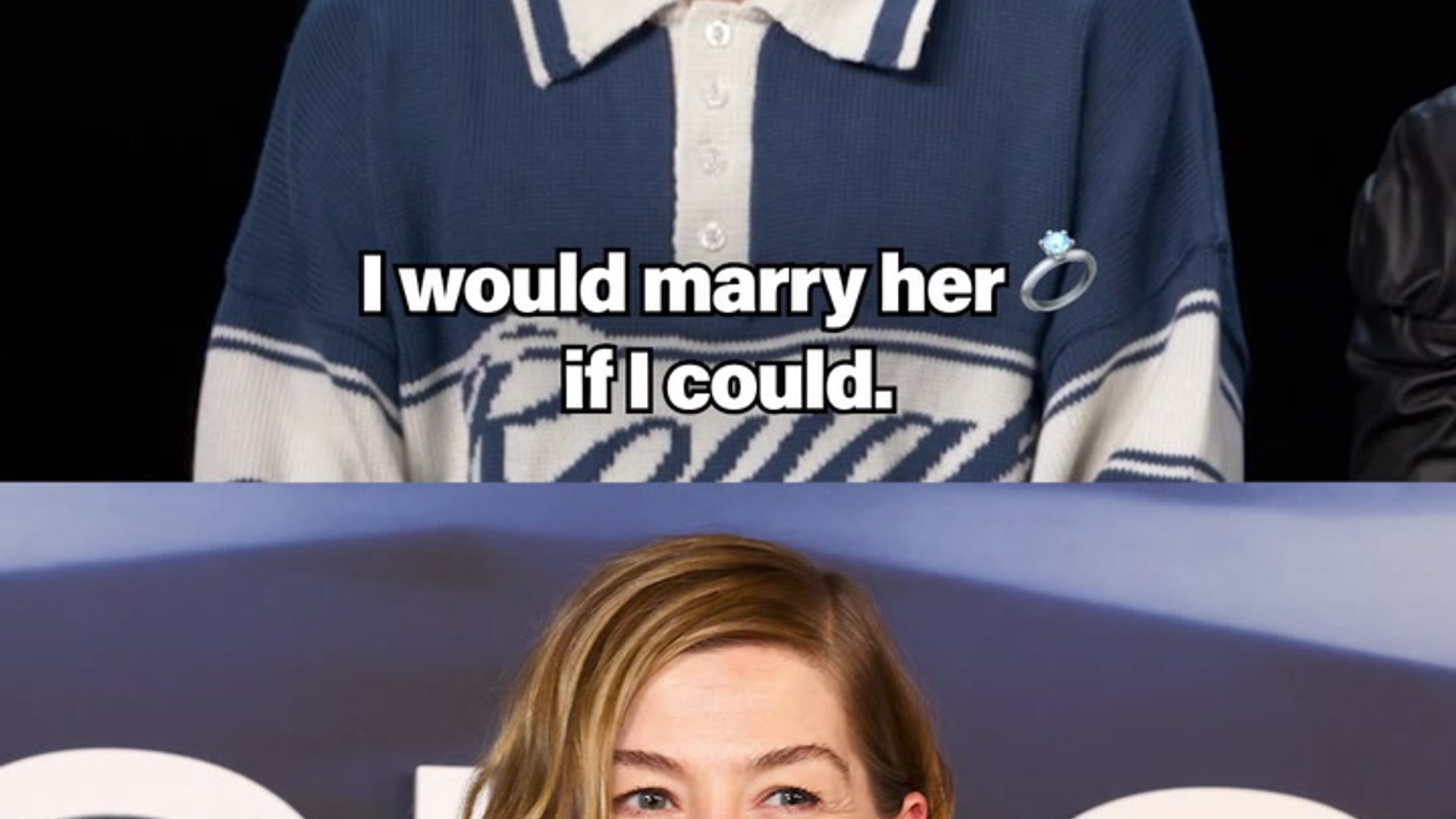 Justice Smith would marry Rosamund Pike if he could