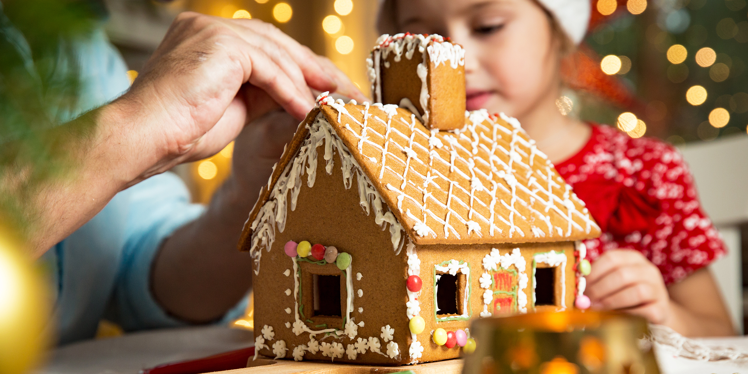 While decorating a gingerbread house, my daughter said, 'It's beautiful ...