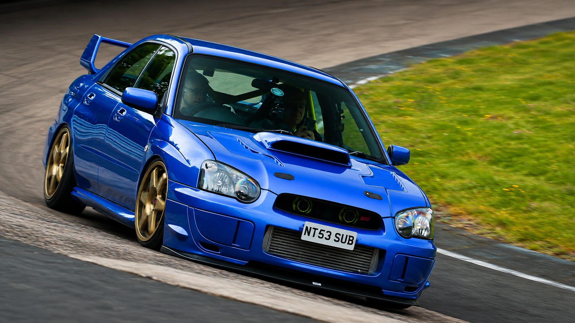 Subaru WRX takes the track corner with insane pace