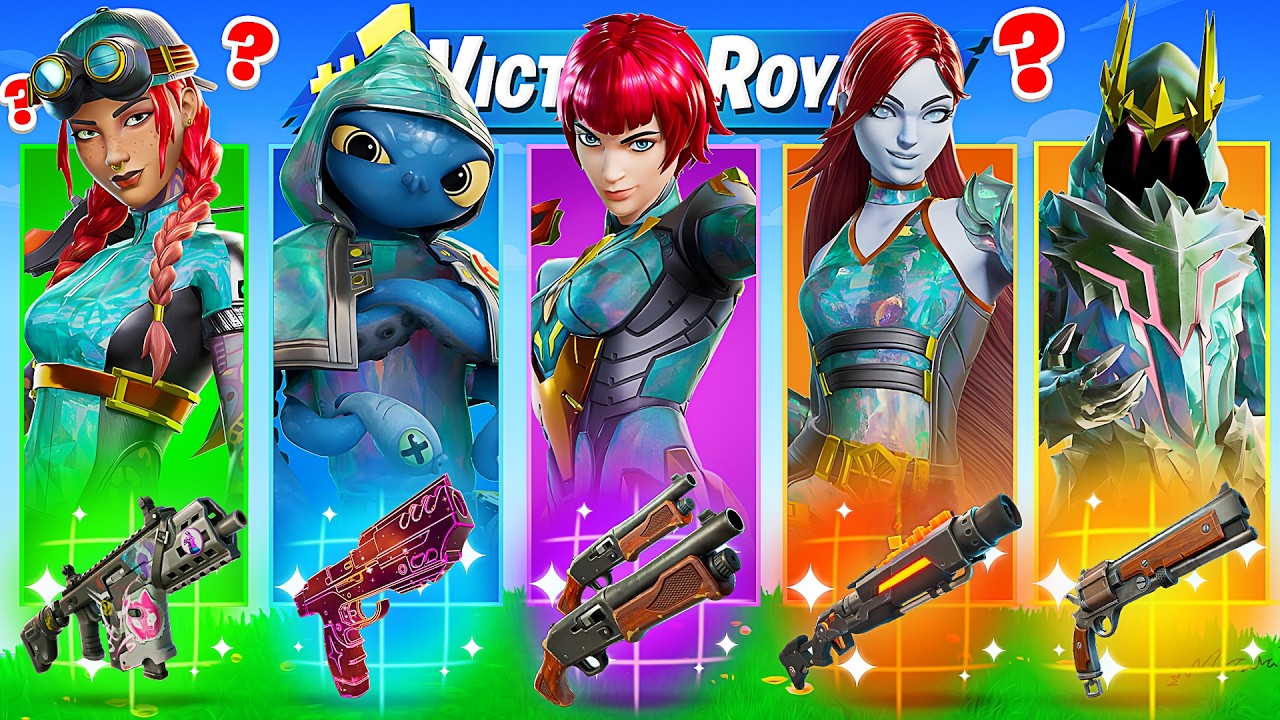 The random green nebula boss challenge in Fortnite!