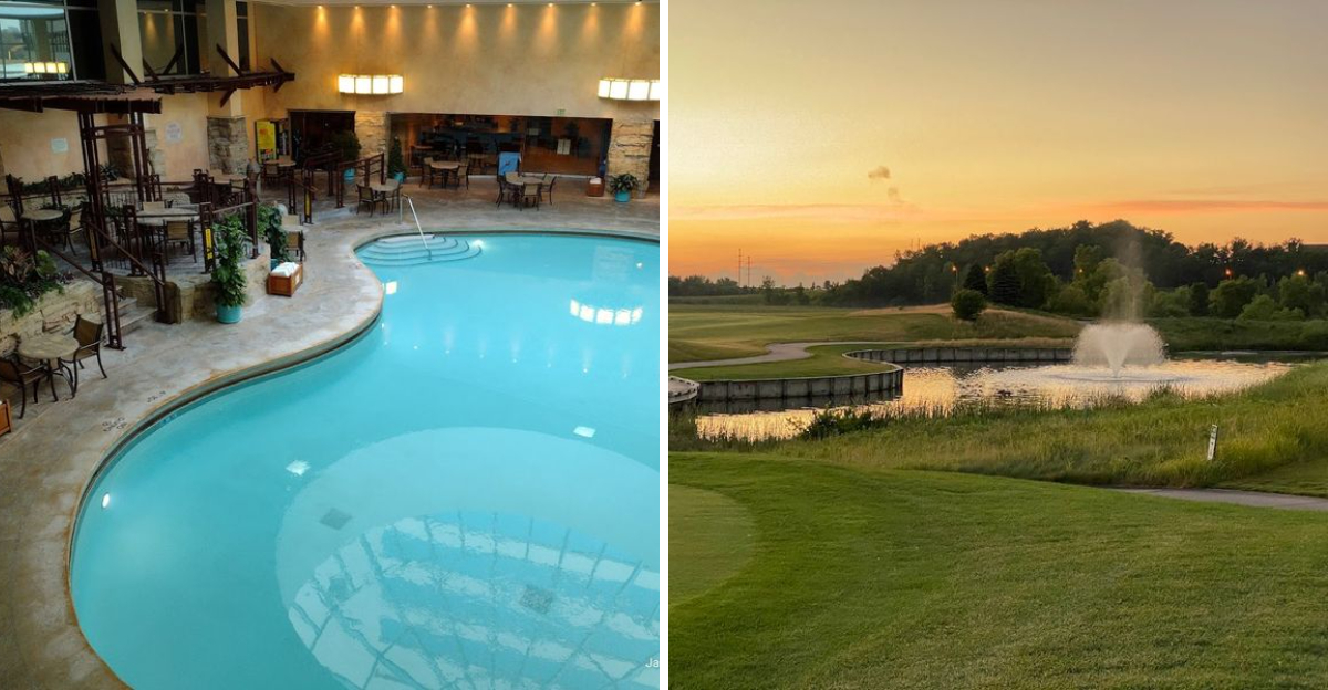 Minnesota’s soaking pool with a swim-up bar and nothing but pure relaxation