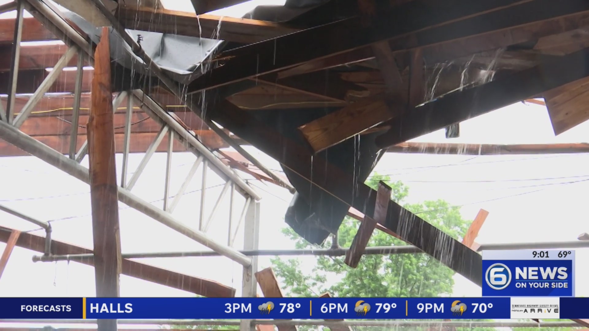 'Get it fixed back' Duncan Lumber damaged by New Tazewell tornado