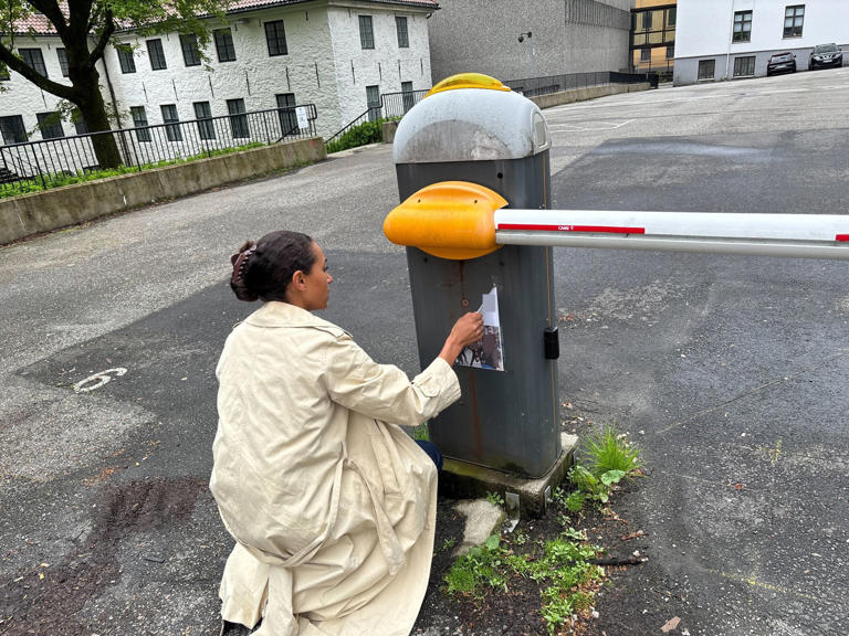 Har hengt opp identifiserende plakater av mistenkte gutter