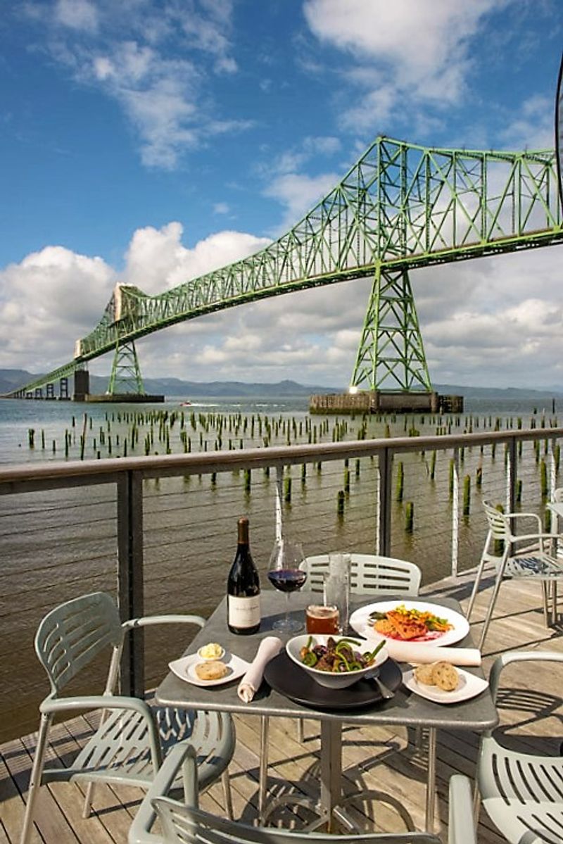 This Oregon restaurant in a restored 1896 building sits on a pier and ...