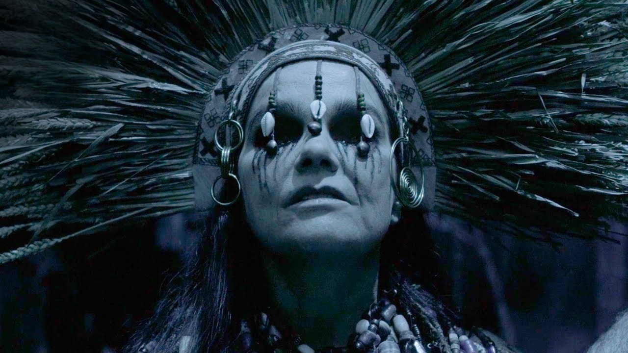 The seeress performs a seance (Bjork scene) The Northman