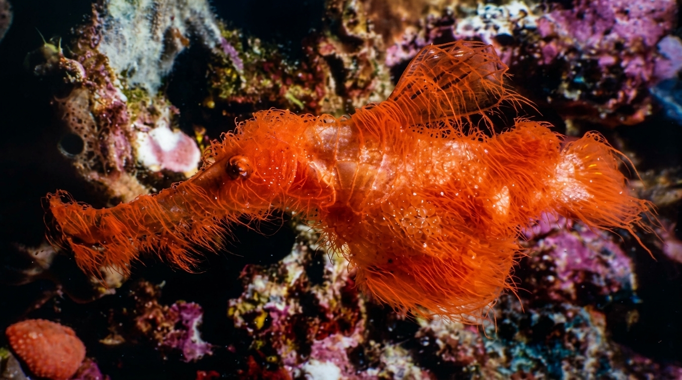A bright orange fish that looks like Mr. Snuffleupagus turned out to be ...