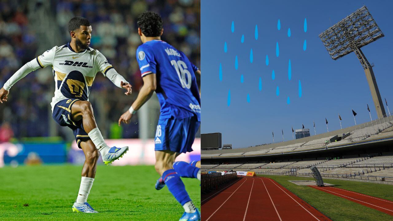 ¿Lloverá en CU en la final de la Liga MX entre Pumas y Cruz Azul? Esto ...