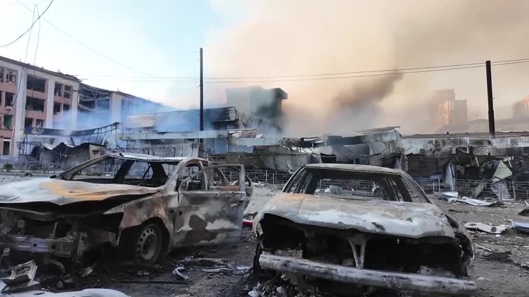 Russia hits Ukraine with hypersonic missile in massive Kyiv assault