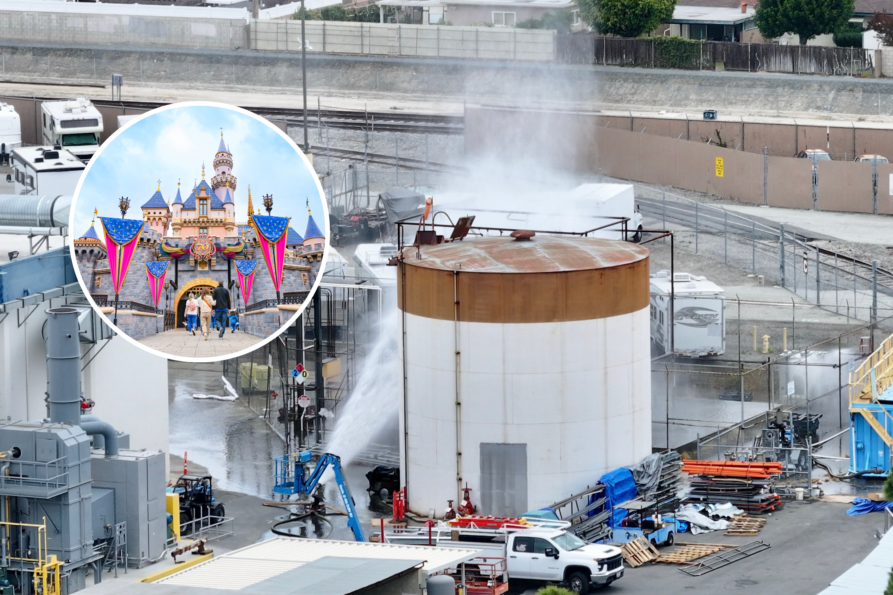 Disneyland issues message on Orange County chemical incident