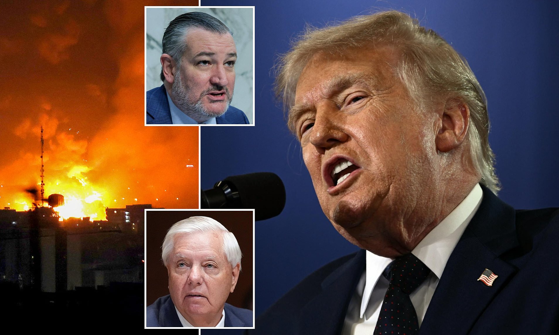 Ted Cruz and Lindsey Graham lead Republicans blast Trump for ...
