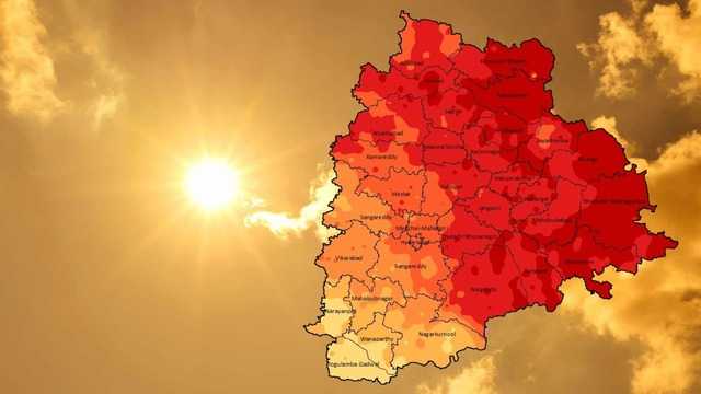 Severe heatwave scorches Telangana, temperatures cross 45 degrees Celsius