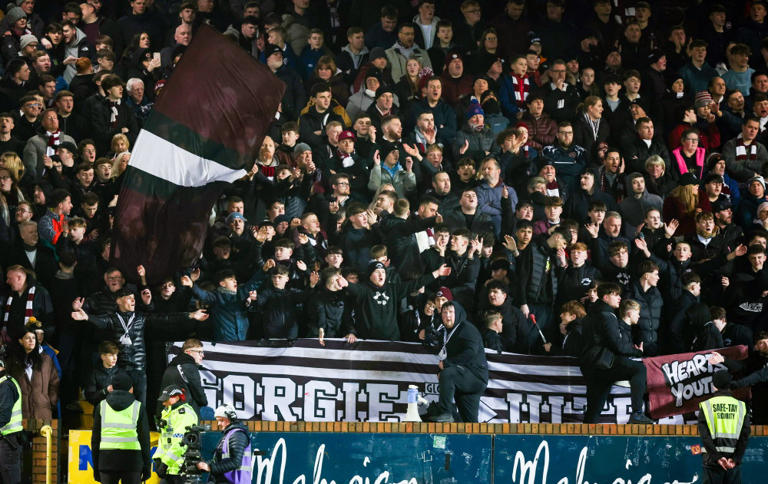 17 brilliant and dramatic photos of Hearts fans this season as derby ...