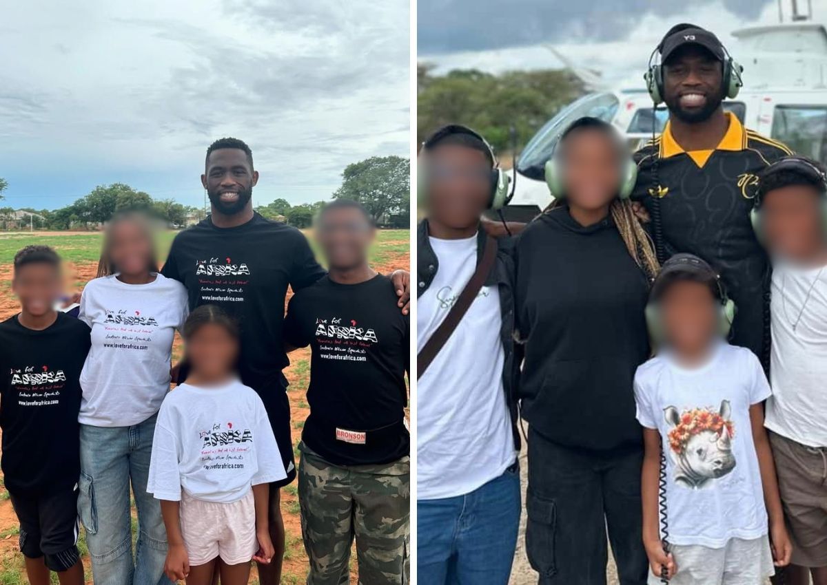 Siya Kolisi reunites with kids after Cape Town move
