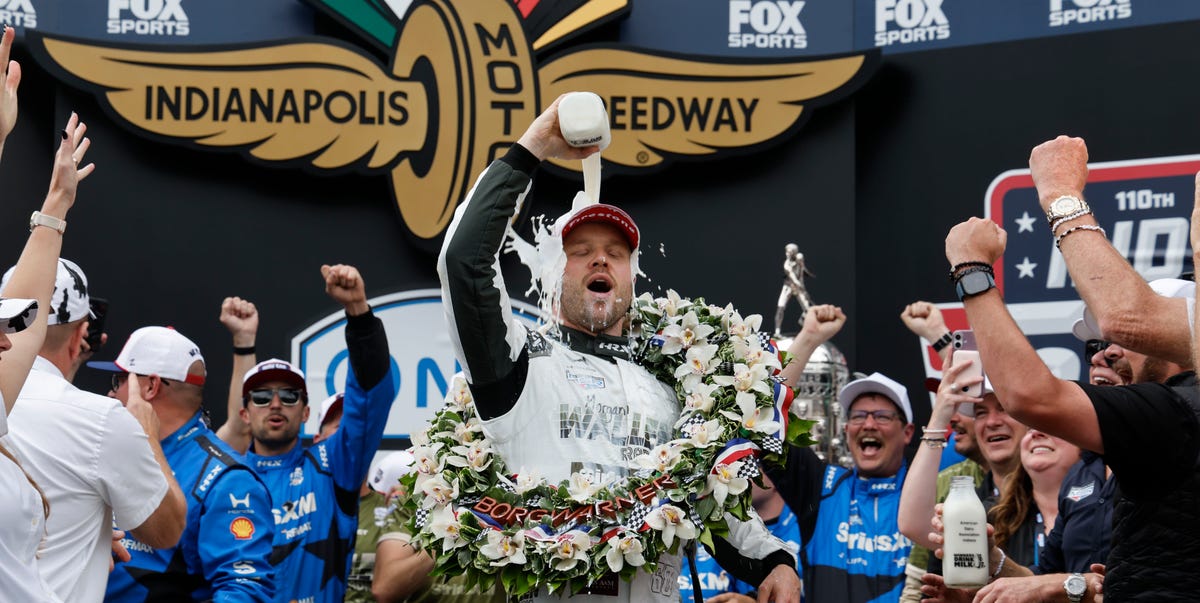 Felix Rosenqvist wins the 2026 Indianapolis 500 over David Malukas with ...