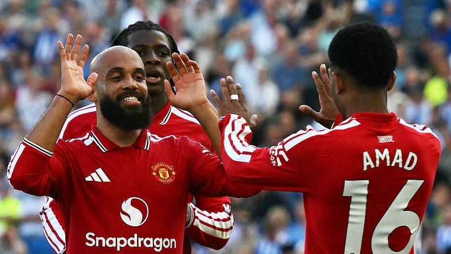 Man Utd player ratings vs. Brighton: Fernandes breaks record in ...