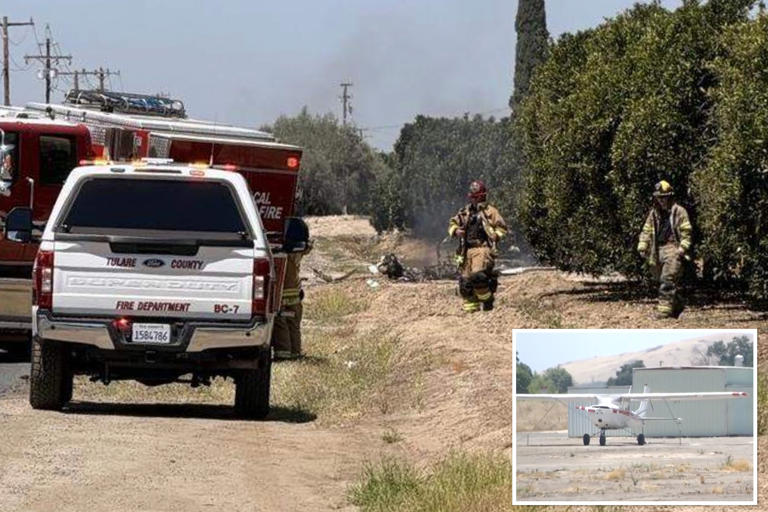 Tulare County plane crash kills one person in front of terrified witnesses