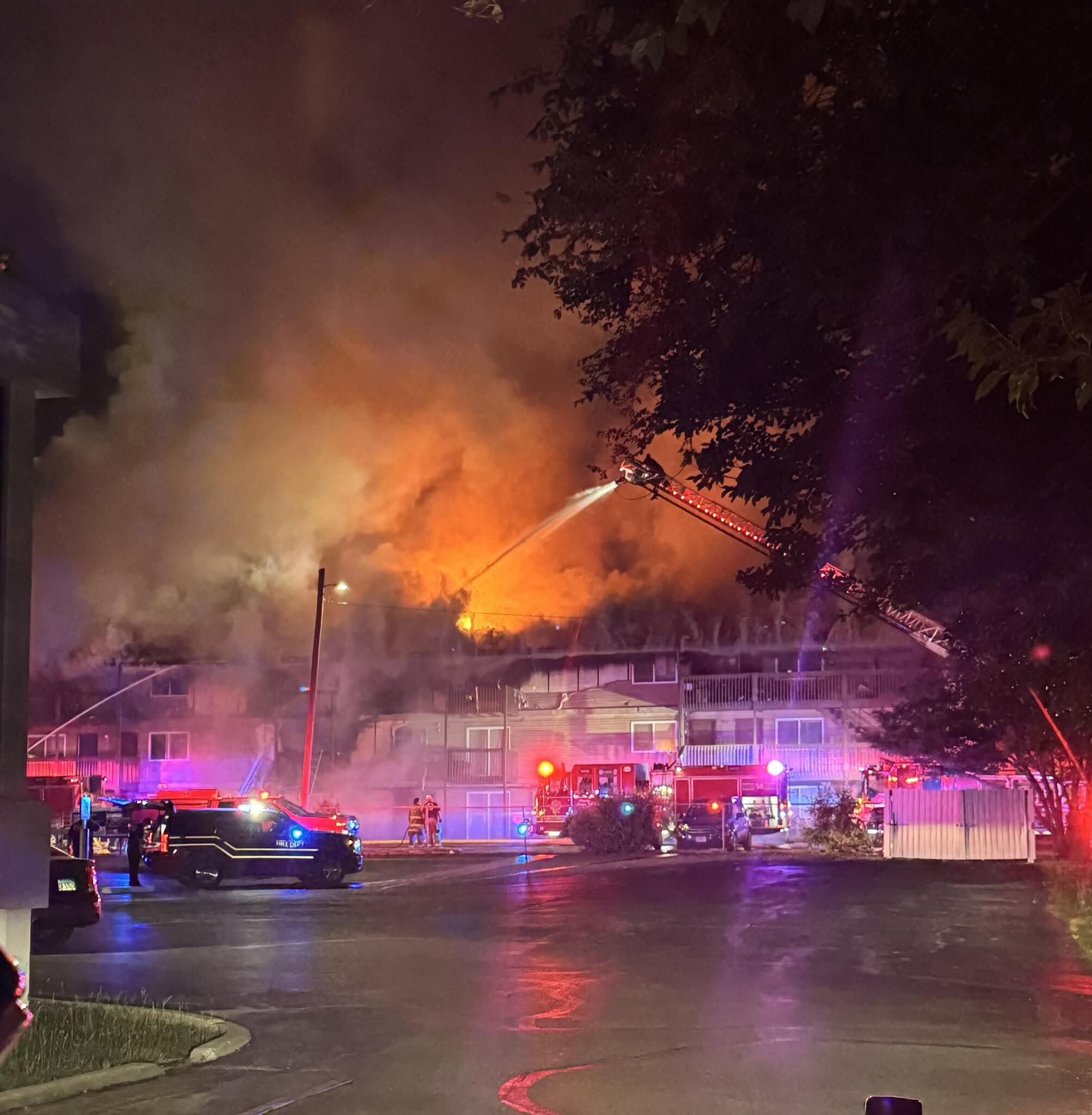 Overnight fire destroys about 19 units in KCK; person of interest in ...