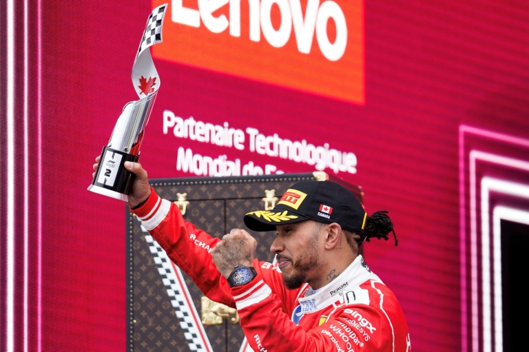 Delighted Hamilton rolls back years with vintage runner-up effort