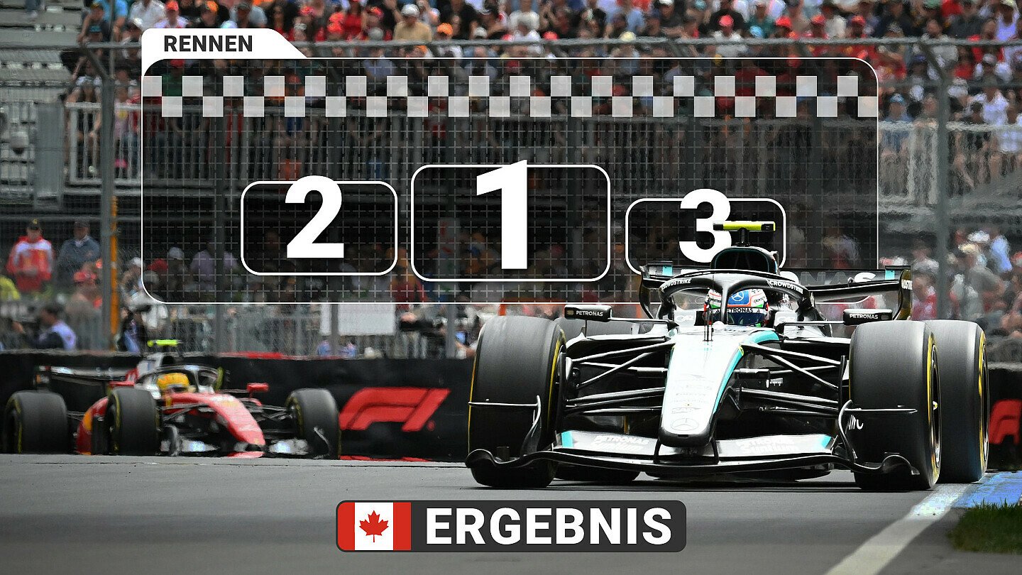 Kimi Antonelli siegt in Montreal – wie endete das Mercedes-Duell?