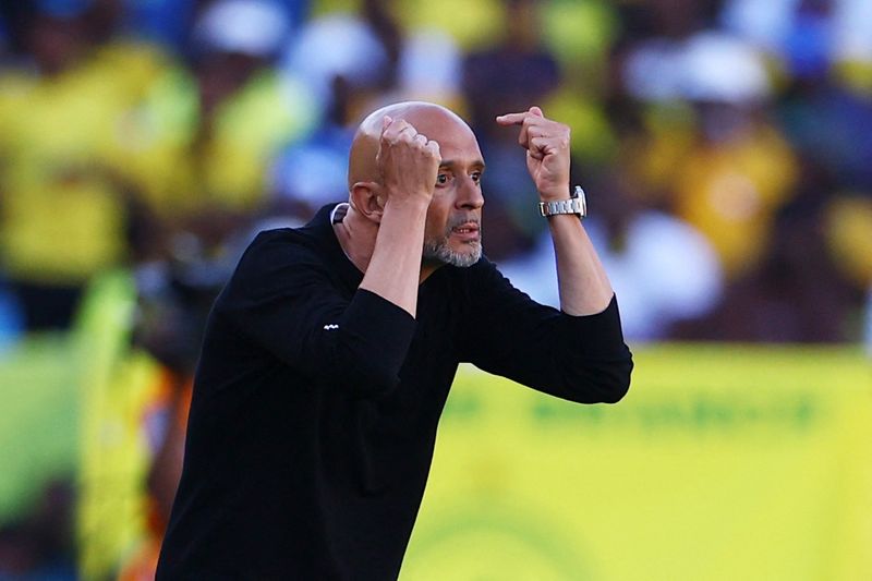 Soccer-vital away goal was always on the cards, says Sundowns coach