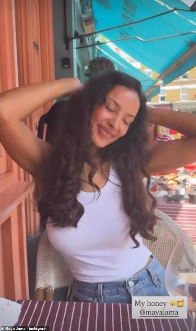 Maya Jama brushes off Ruben Dias split as she enjoys a boozy girls' day ...