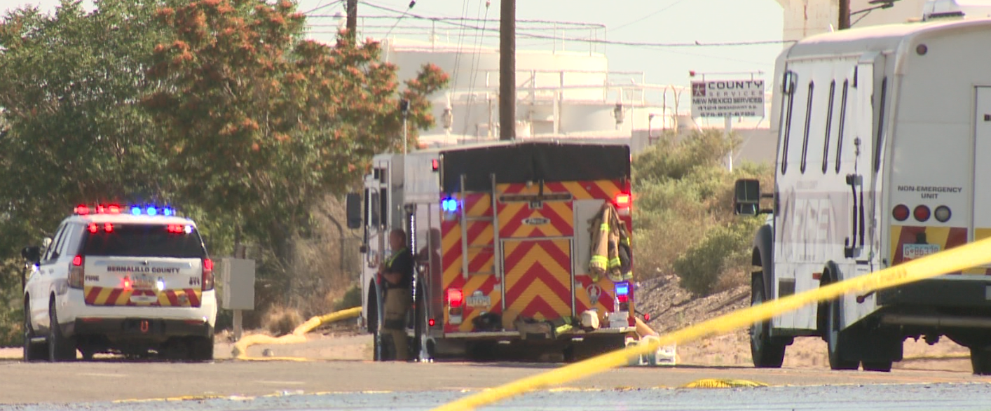 Fire crews contain recycling plant fire in South Valley