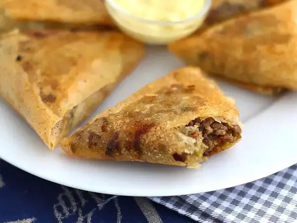 Samosas de ternera, una verdadera delicia