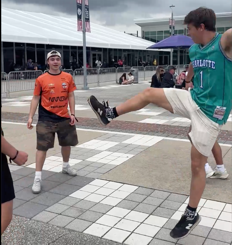 At 2026 Indy 500, teens at the track get competitive with hacky sack