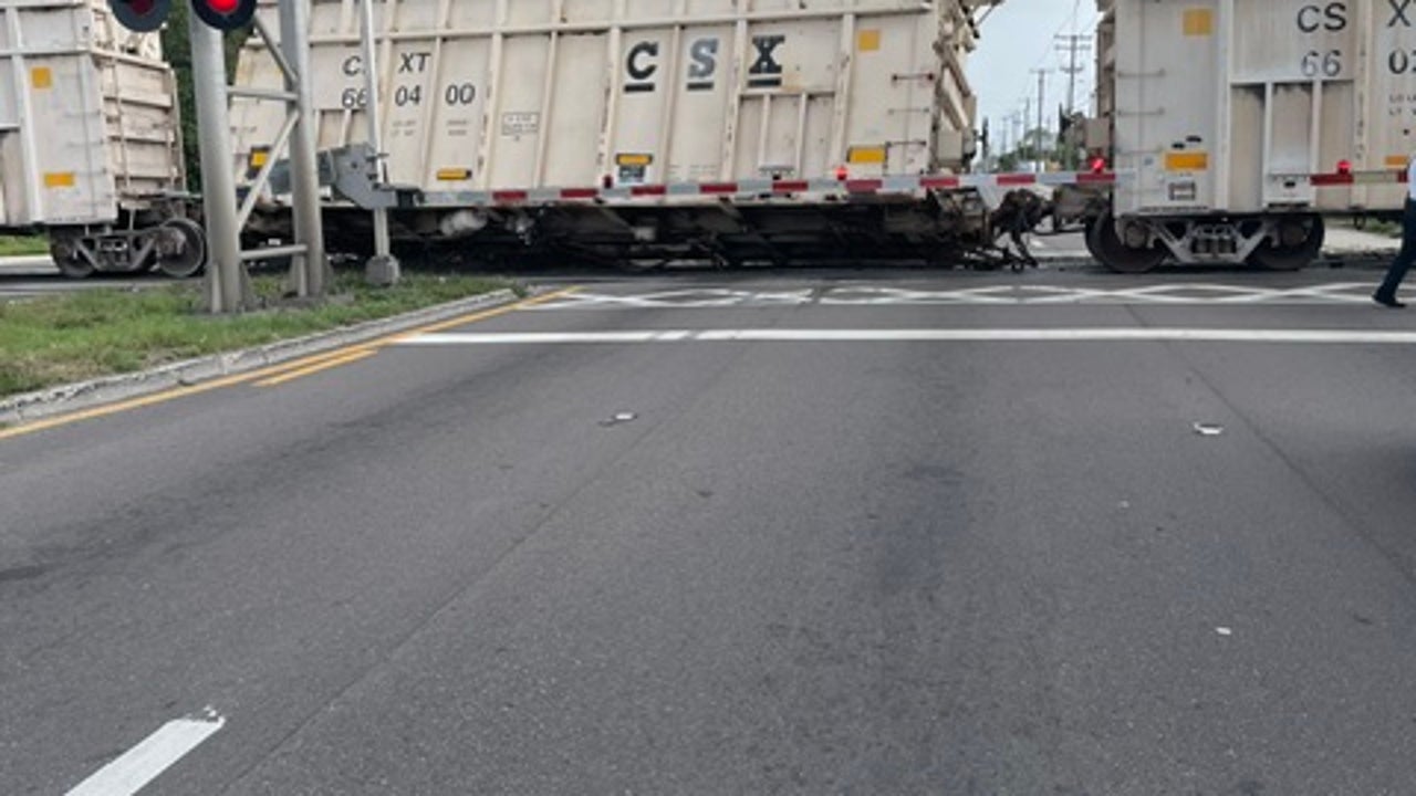 Train derailment shuts down 50th Street and Causeway Boulevard
