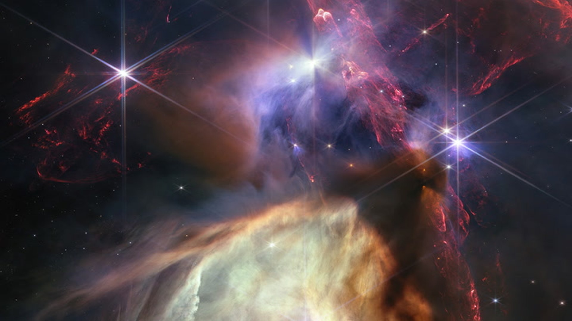 James Webb Space Telescope breathtaking 4K views of Rho Ophiuchi