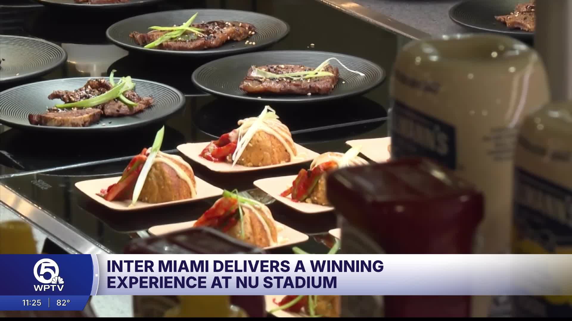 Inter Miami showcases variety of tasty food at Nu Stadium