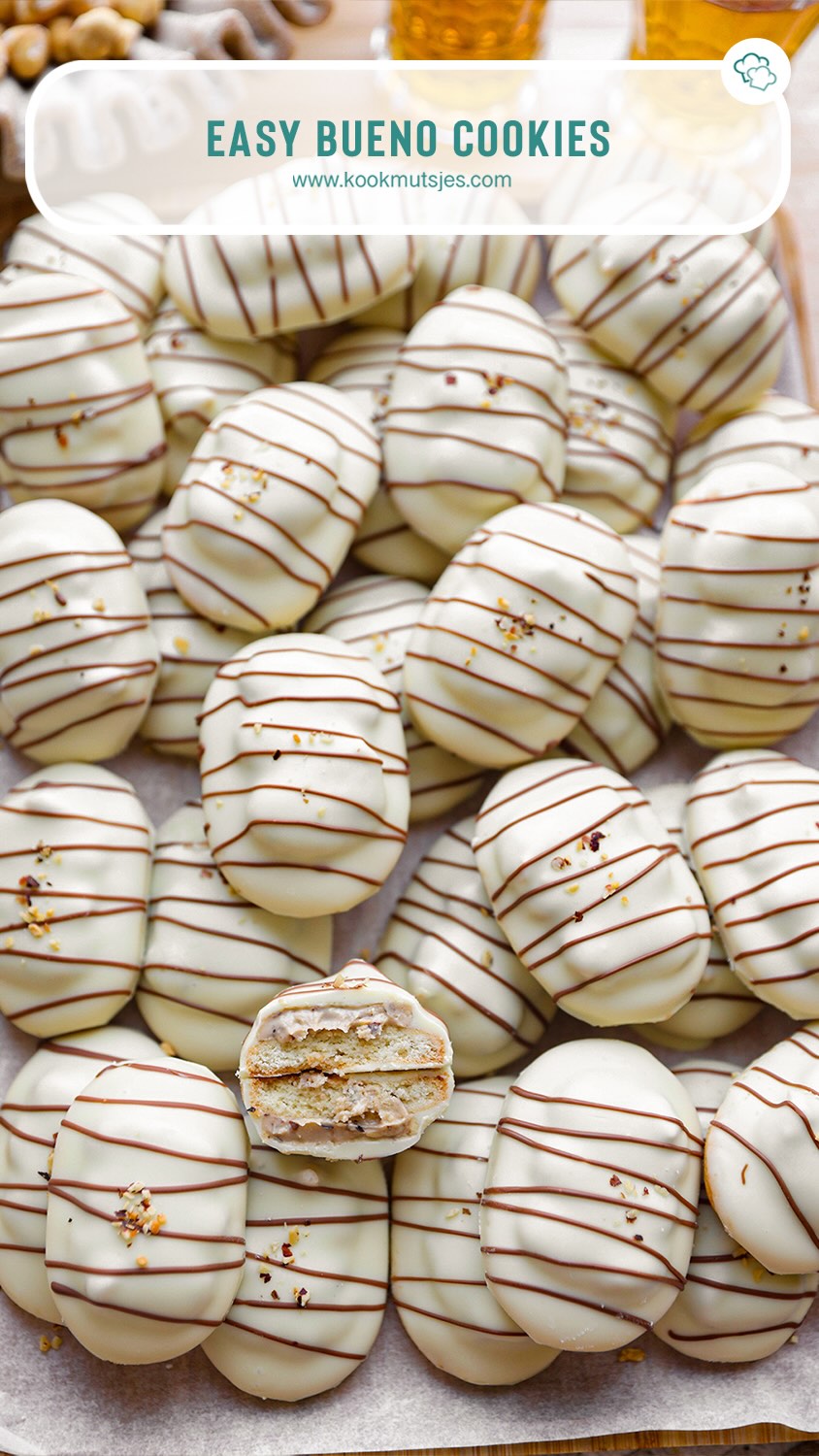 Bueno koekjes met chocolade en bueno twist