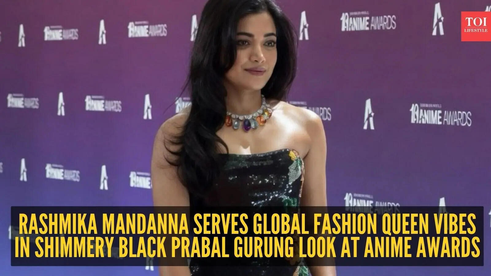 Rashmika Mandanna just took Anime Awards 2026 glam to a whole new level ...