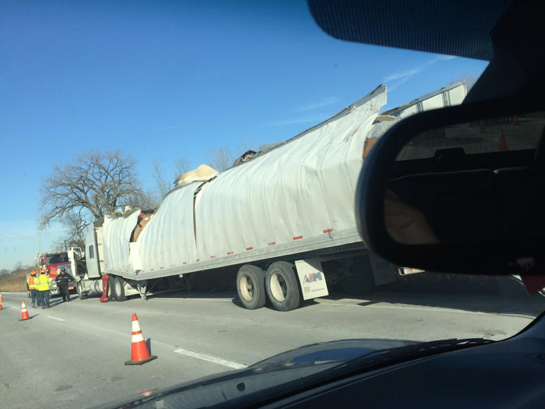 Cement truck hits rail bridge on Onondaga Lake Parkway