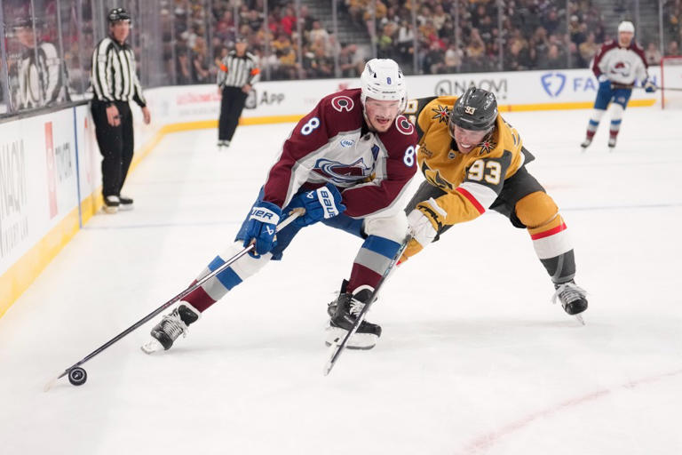 Golden Knights stun Avalanche with three-goal comeback to move one win ...