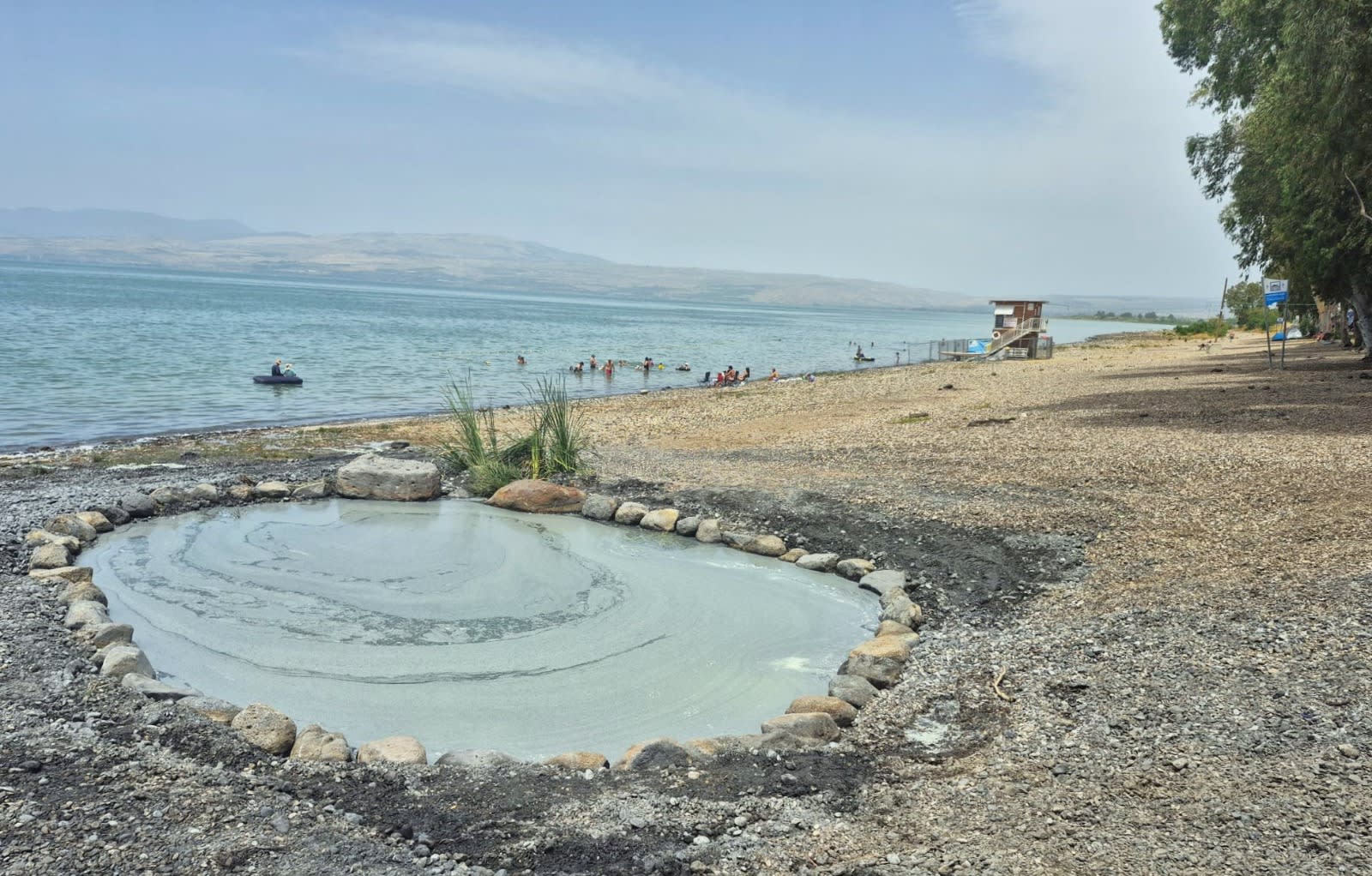 Gofra Beach's mineral-rich sulfur springs reopen after six years